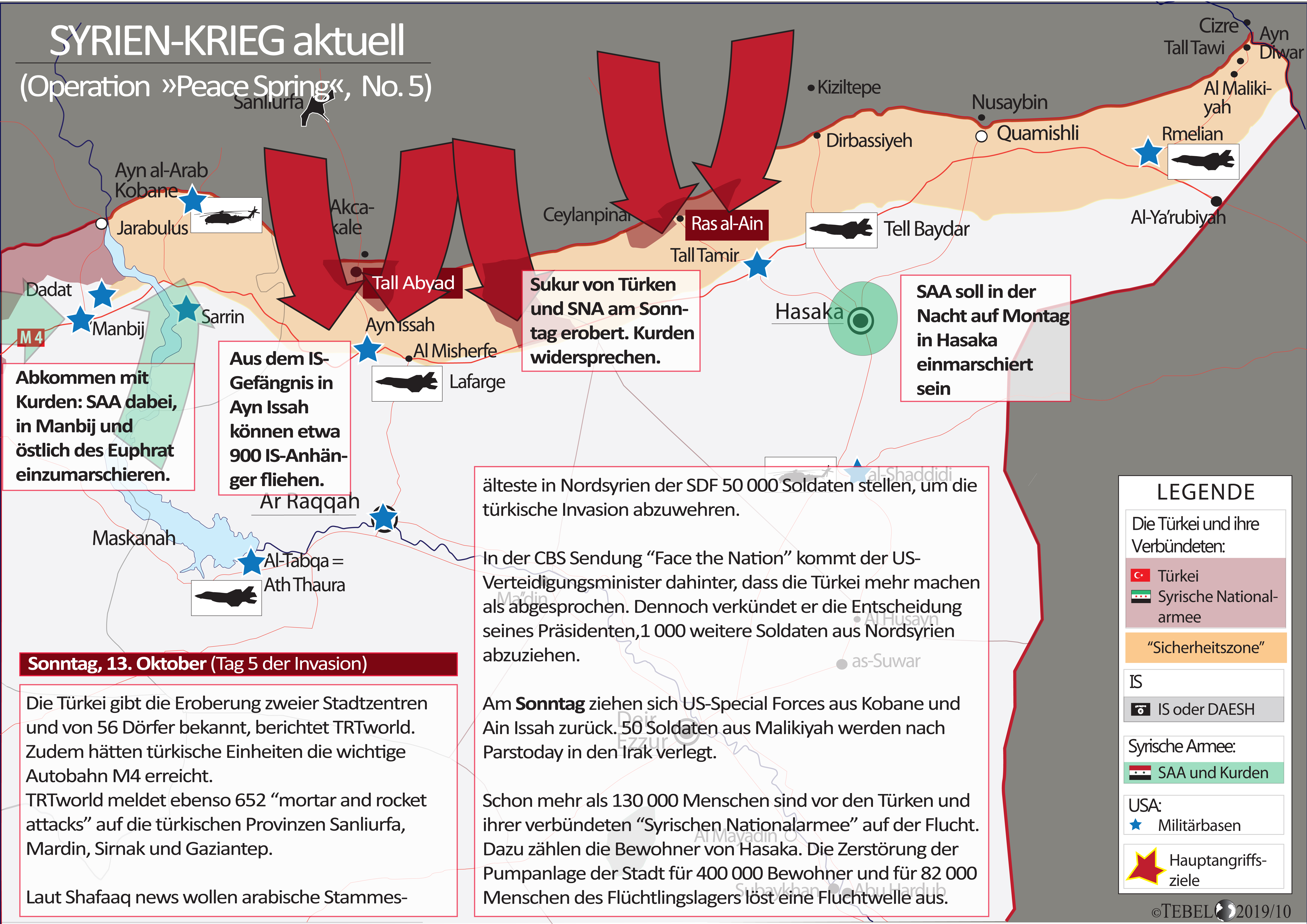 Syria War Map Operation Peace Spring 5