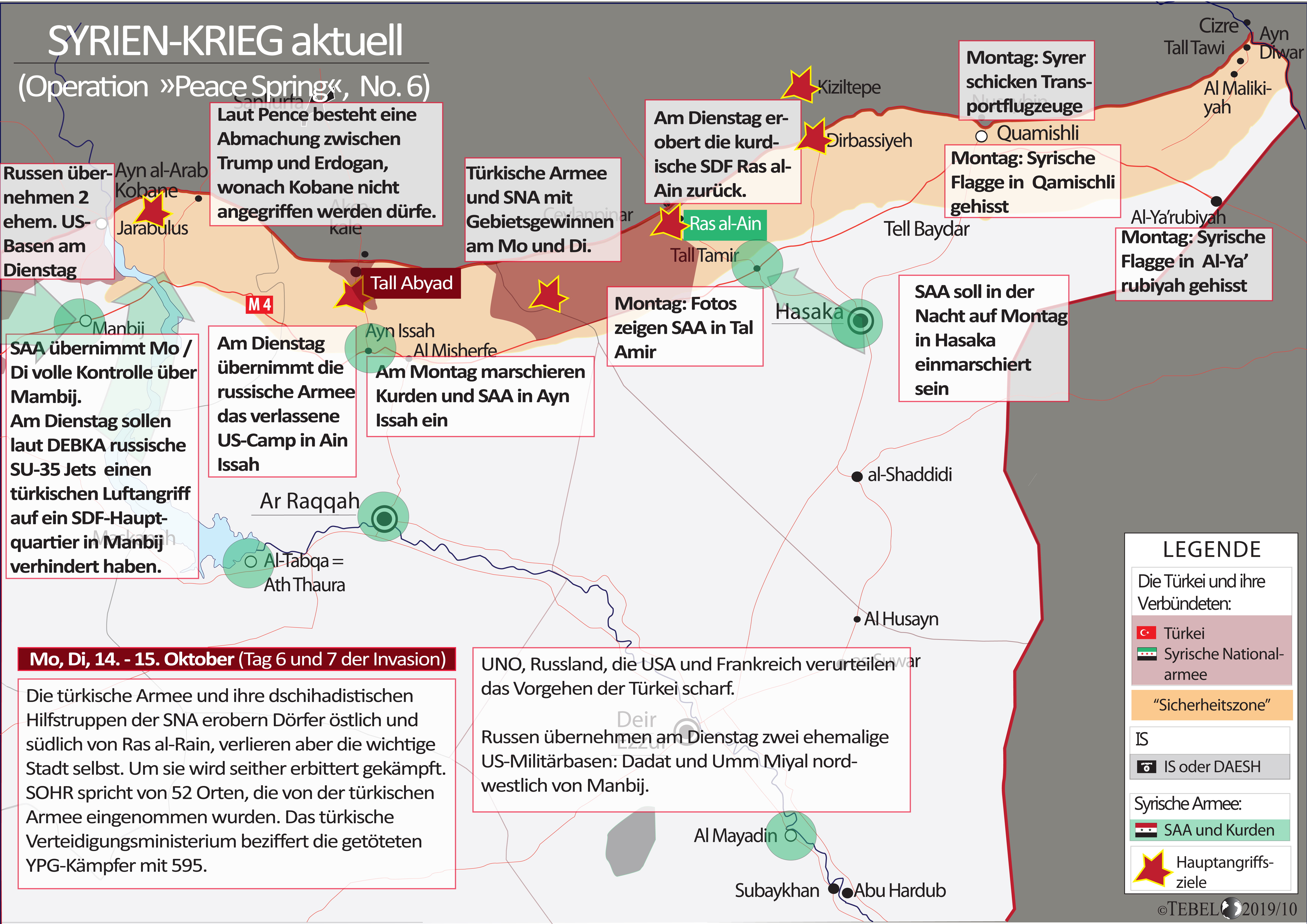 Syria War Map Operation Peace Spring 6